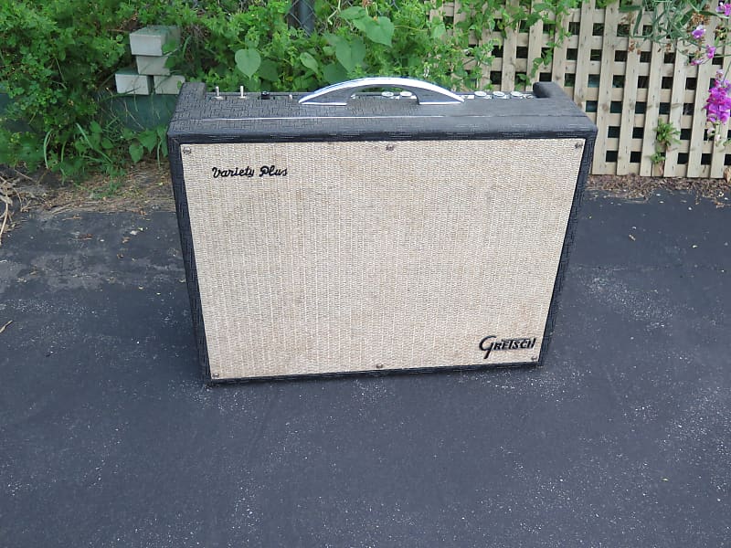 vintage 1966 Gretsch Variety Plus amp amplifier reverb + | Reverb