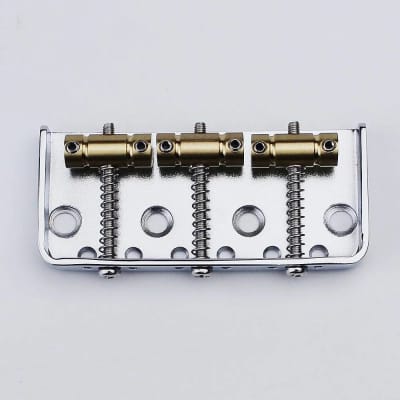 Fixed Hardtail Telecaster Tele Style Guitar Bridge with Brass | Reverb
