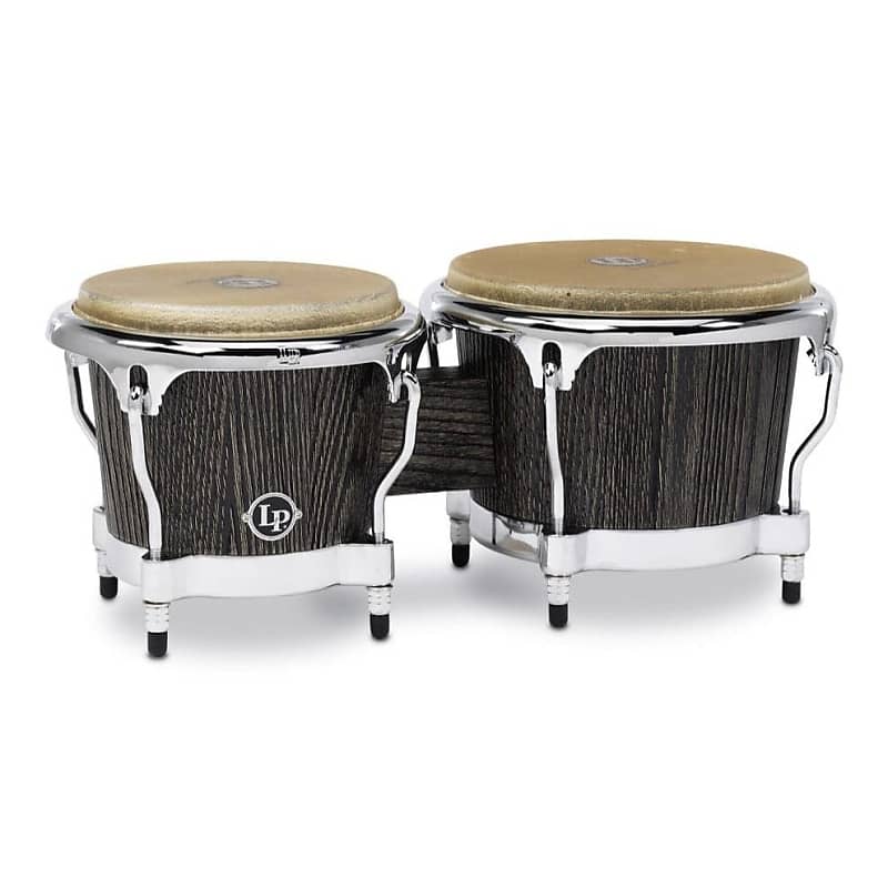 Latin Percussion Uptown Bongo Set Sculpted Ash w/Chrome Hw | Reverb