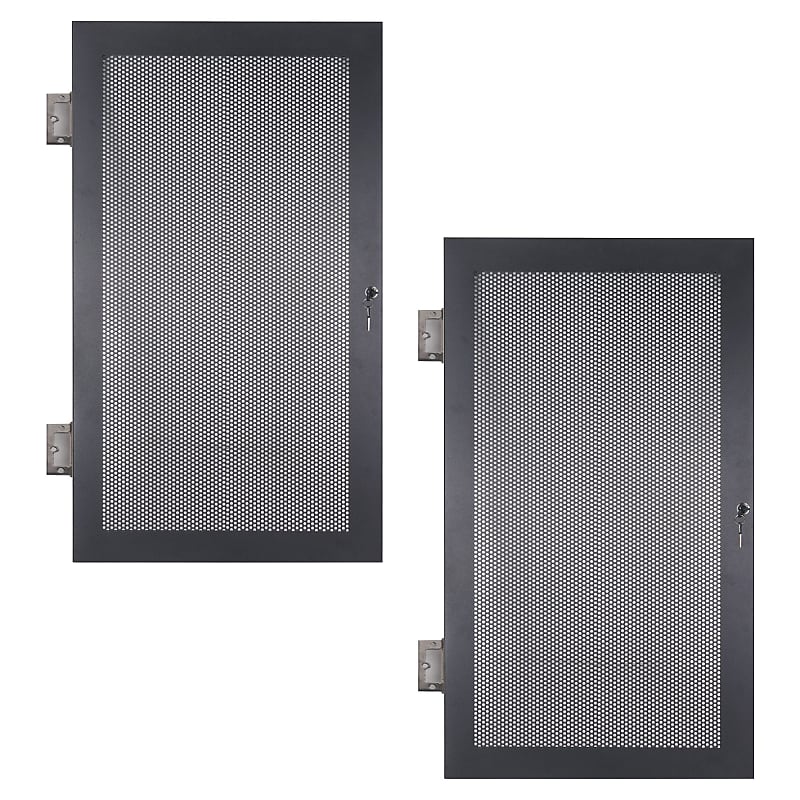 STRK-DS21U | Vented Server Rack Doors, for STRK-M21U Steel | Reverb