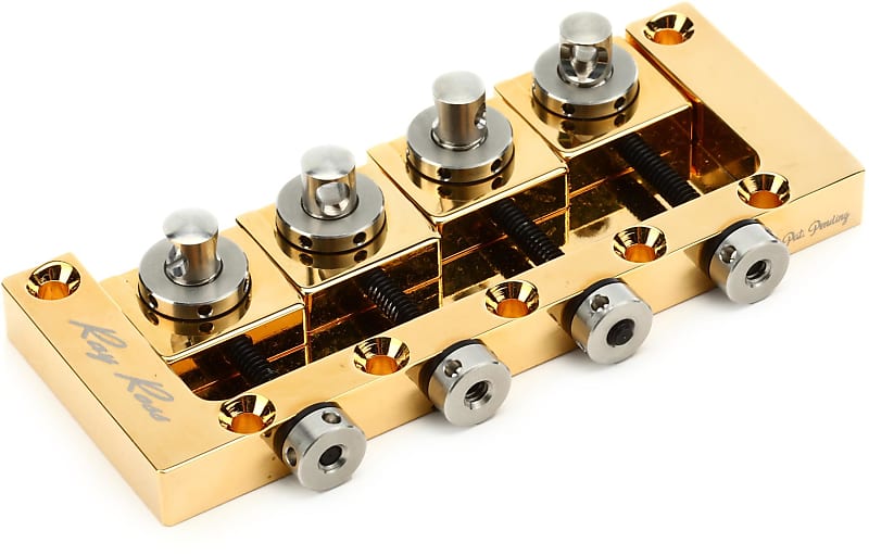 Ray Ross RRB4G Ray Ross Saddle-less 4-string Bass Bridge - | Reverb