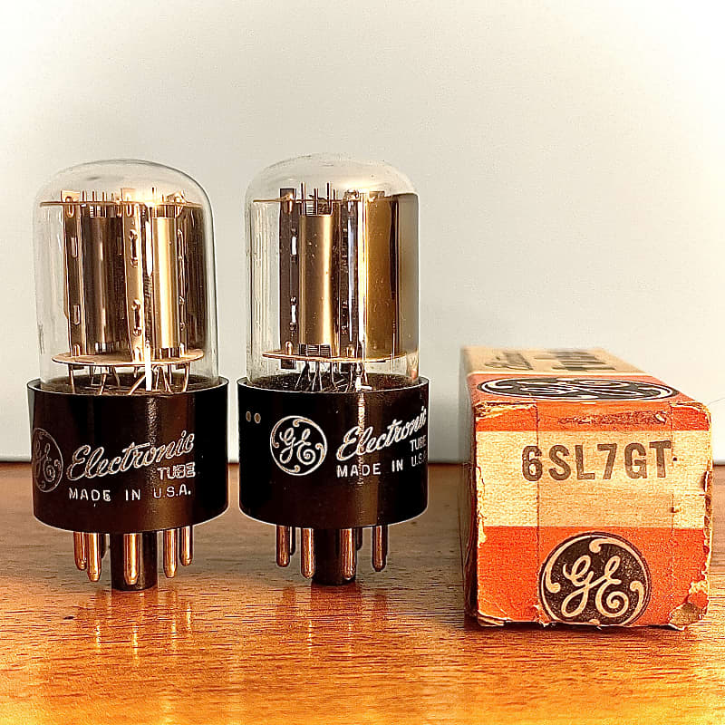 2 GE 6SL7GT Matched Pair | NOS NIB Vintage Vacuum Tubes | | Reverb
