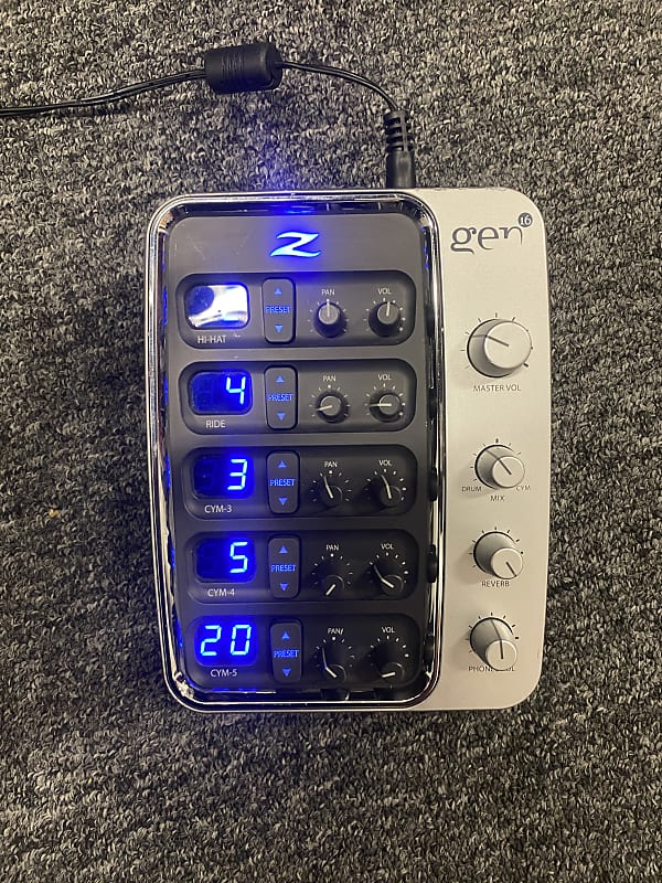 Zildjian Gen16 Cymbal Sound Control Module Bundle Silver | Reverb