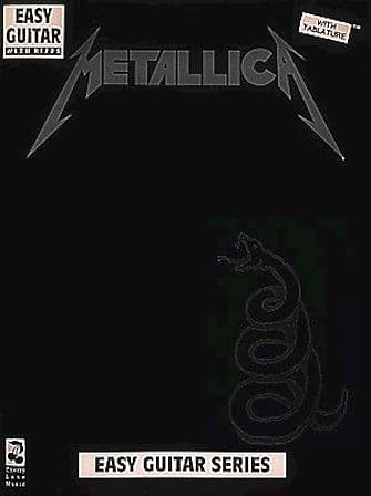 Metallica (Black) Easy Guitar TAB | Reverb