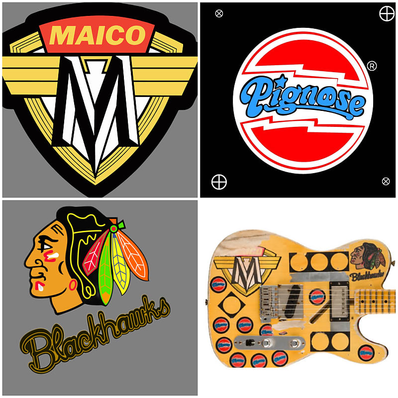 Terry Kath Telecaster style stickers Terry Kath style 2023 | Reverb