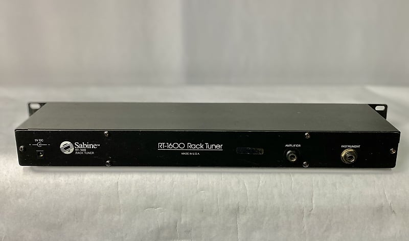 Sabine RT-1600 Rack Tuner w/ Power Supply | Reverb