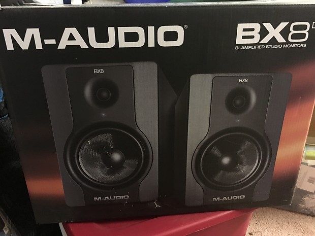 M-Audio BX8 D2 Powered Monitors Black (PAIR) | Reverb