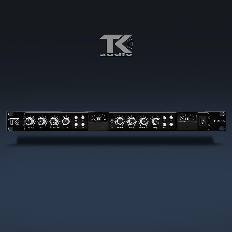TK Audio T-Komp Dual Mono Rackmount Compressor TKOMPR | Reverb