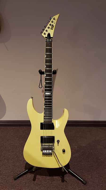 ESP M1 Custom 1987 ivory | Reverb