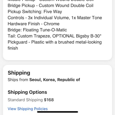 Backlund Rockerbox DLX with Bigsby | Reverb