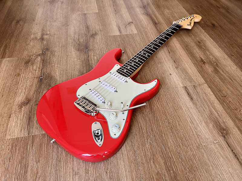 Fiesta Red Stratocaster- American Fender, FSR Nitro, Seymour | Reverb