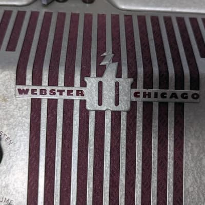 Webster-Chicago Model 80-1 Wire Recorder, circa 1947 | Reverb