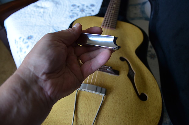 KAY BRUNO ARCHTOP SLIDE WITH F HOLES LATE 50'S BLONDE | Reverb