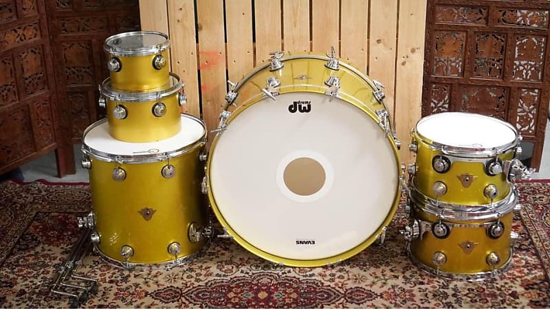 DW classics series - aztec gold - 24,12,13,16 & 8,10 concert | Reverb