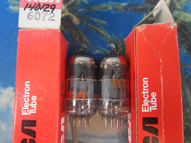 Pr RCA 6072 12AY7 Vintage Tubes,1960s, Boxes, USA,Test | Reverb UK