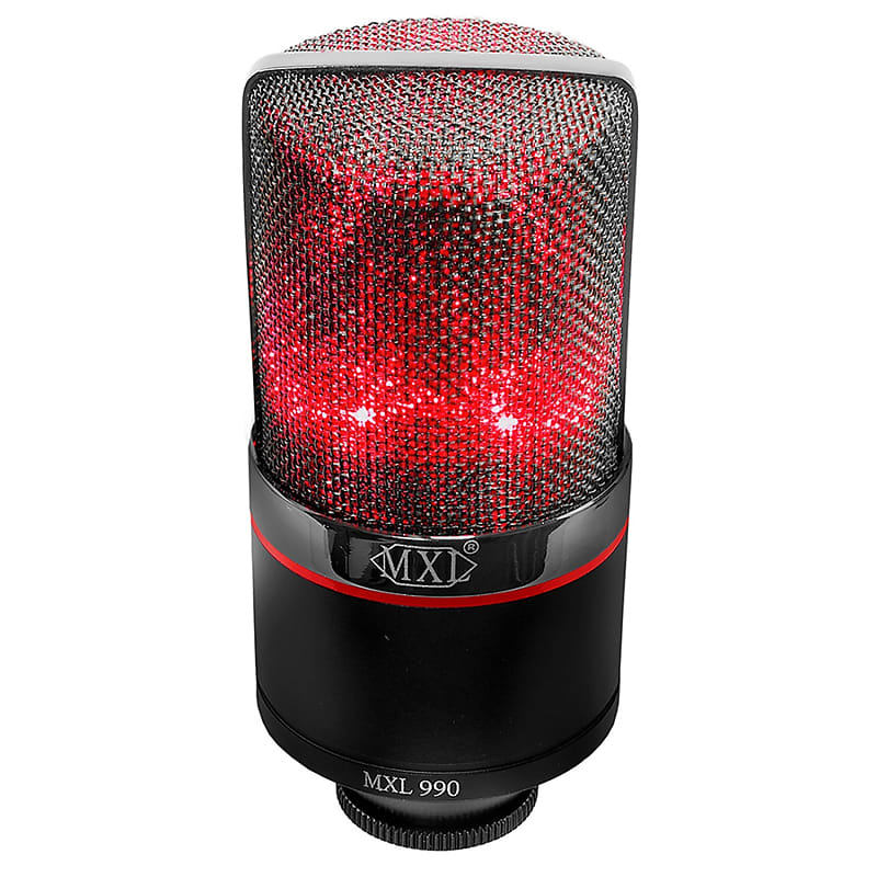 MXL Vocal Condenser Microphone Package with Red LED | Reverb