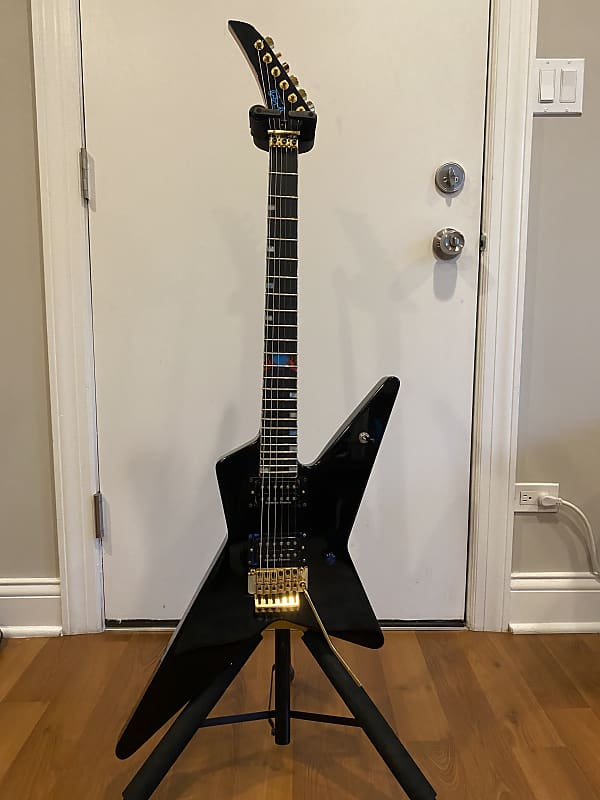 ESP Grassroots/WKM Custom Random Star - Black | Reverb