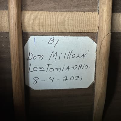 MILHOAN Milhoan Luther Built from Leetonia, Ohio Acoustic / | Reverb