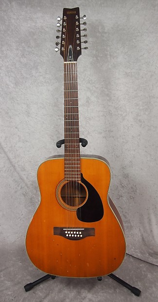 1975 Yamaha 12 twelve string acoustic guitar MIJ made | Reverb Canada
