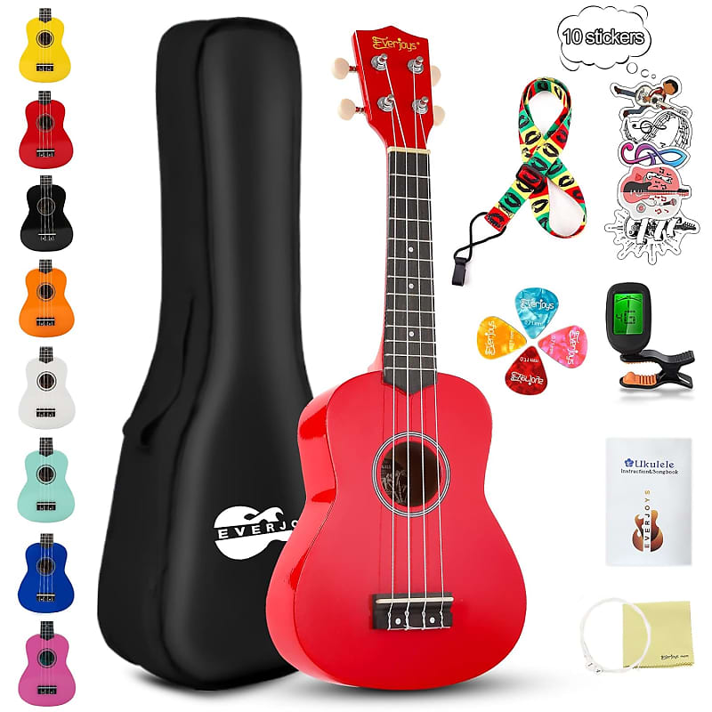 Soprano Ukulele Beginner Kit For Kids Adult Student W/Free | Reverb