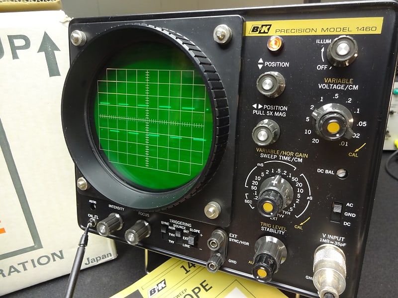 Vintage B&K Precision Dynascan 1460 10 MHZ Oscilloscope NOS | Reverb