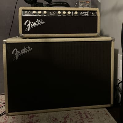 Fender Bassman Piggyback Amp 1962 - ultra rare in White Tolex | Reverb