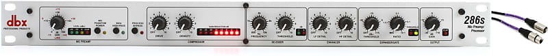dbx 286s Channel Strip with De-esser Bundle with Pro Co EXM-5 | Reverb