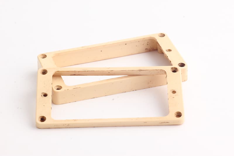 Area59' M69 Aged CAB Humbucker Mounting Ring Set "Ivory" fits | Reverb