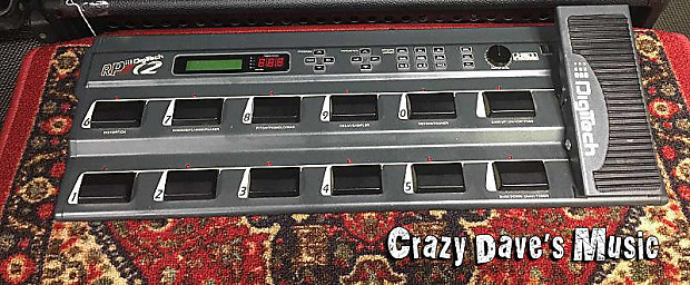 Digitech RP12 Multi Effect Pedal with Gig Bag | Reverb