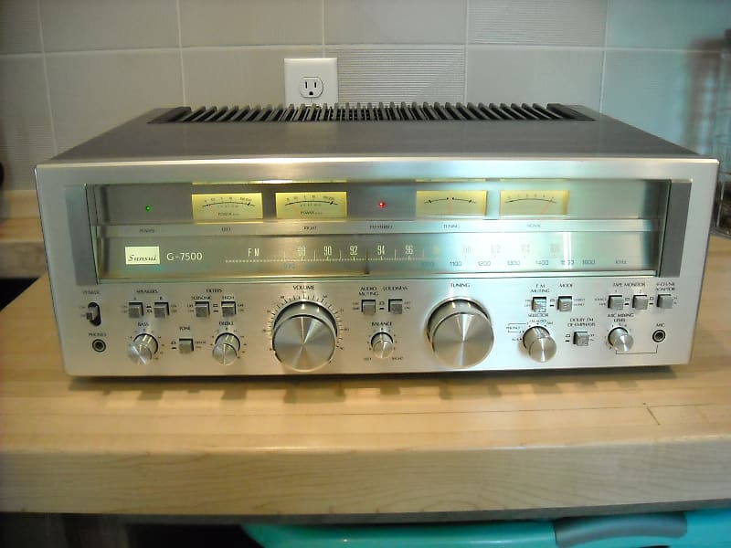 Sansui G7500 1979 - wood | Reverb