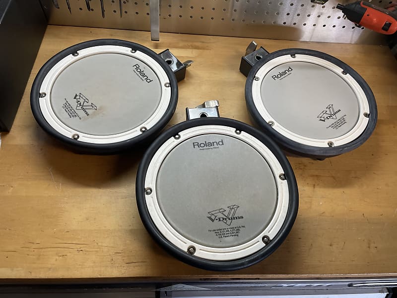 Roland PDX-8 Dual Trigger Mesh Head V-Drum Pad 3 Pack - | Reverb