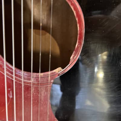 Guild D25 Dreadnought Acoustic 1980 - Cherry | Reverb