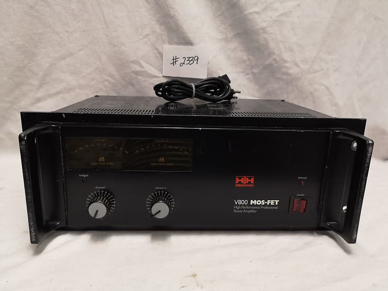 HH V800 MOS-FET High Performance Vintage Power Amplifier | Reverb