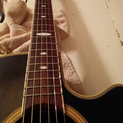 Applause acoustic electric guitar AE-38 Mid 80s - Green | Reverb