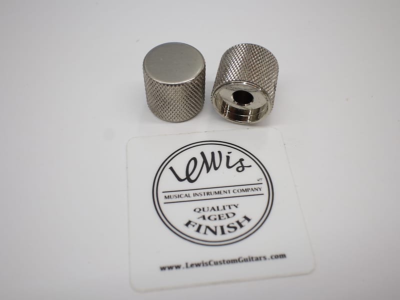 Gotoh - Barrel Knobs - Nickel - Tele -Strat - Fender 0016 | Reverb