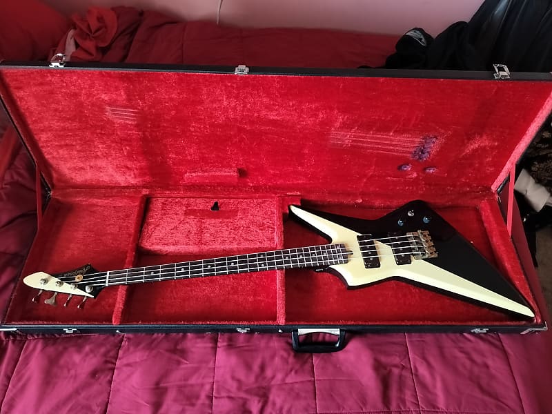 Aria Pro II ZZB Custom 1984-85 - MIJ - Black and White | Reverb