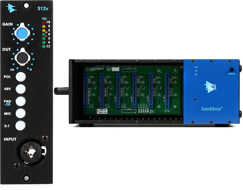 API 512V 500 Series Discrete Microphone Preamp Bundle with | Reverb