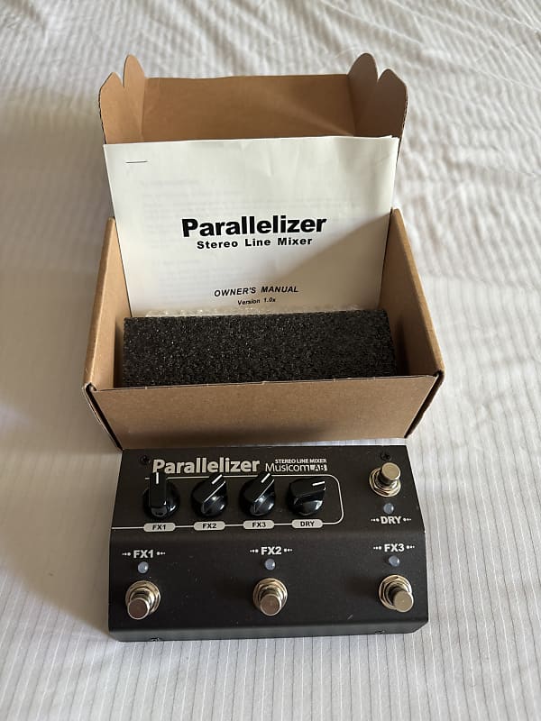 MusicomLab Parallelizer stereo line mixer 2015 - Bkack | Reverb