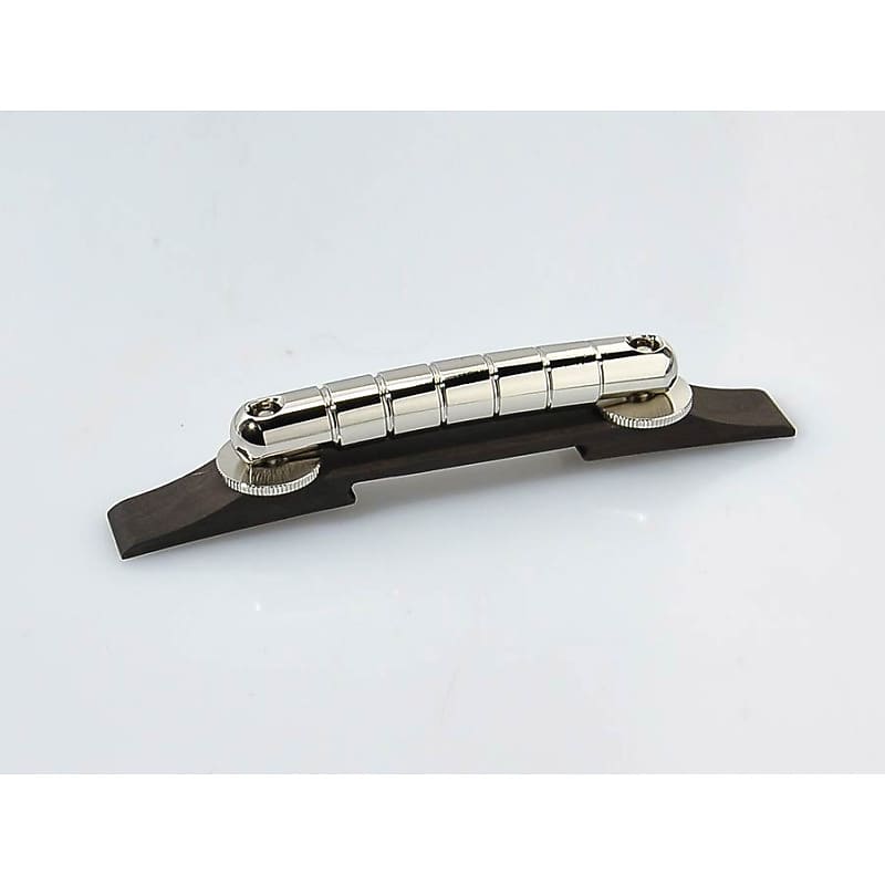 Gretsch Genuine bridge assembly, Rocking Bar, chrome w/ ebony | Reverb
