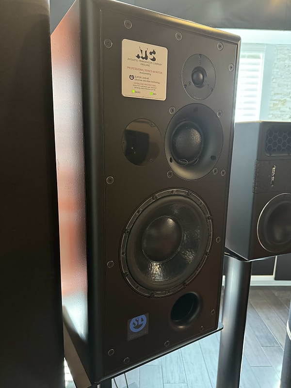 ATC SCM50ASL Pro 9-inch 3-way powered studio monitors - Black | Reverb