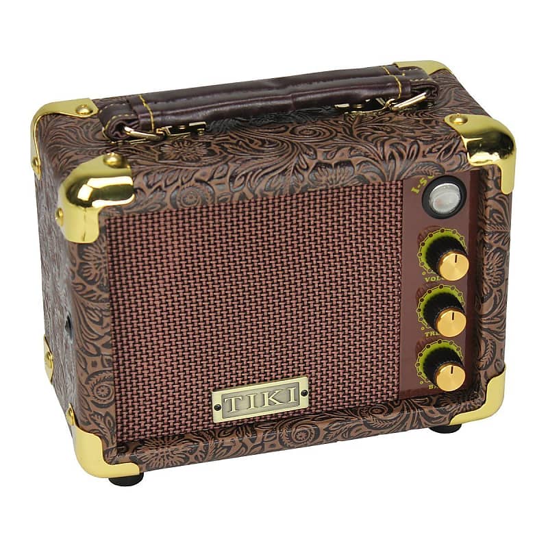 Tiki 5 Watt Portable Ukulele Amplifier (Paisley Brown) | Reverb