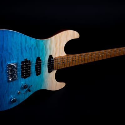 JET JS-1000 QTBL - Gloss Transparent Blue | Reverb