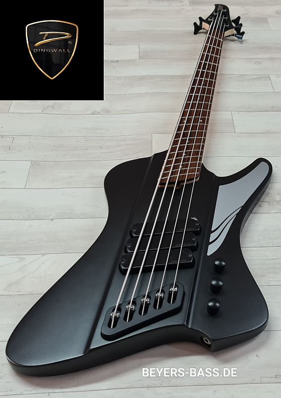 Dingwall D-Roc Standard 5 PF, Black Matte | Reverb