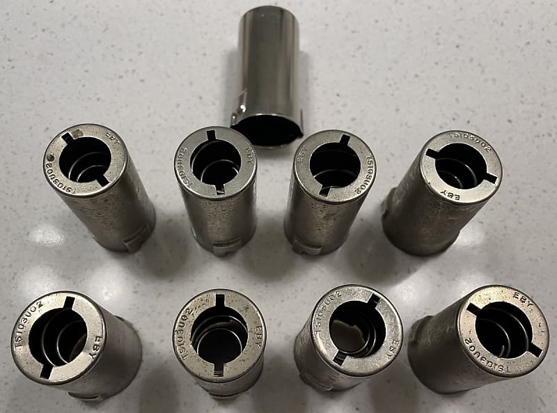 Vintage tube shields (J-slot/bayonet) for 9-pin 12AX7 tubes, | Reverb