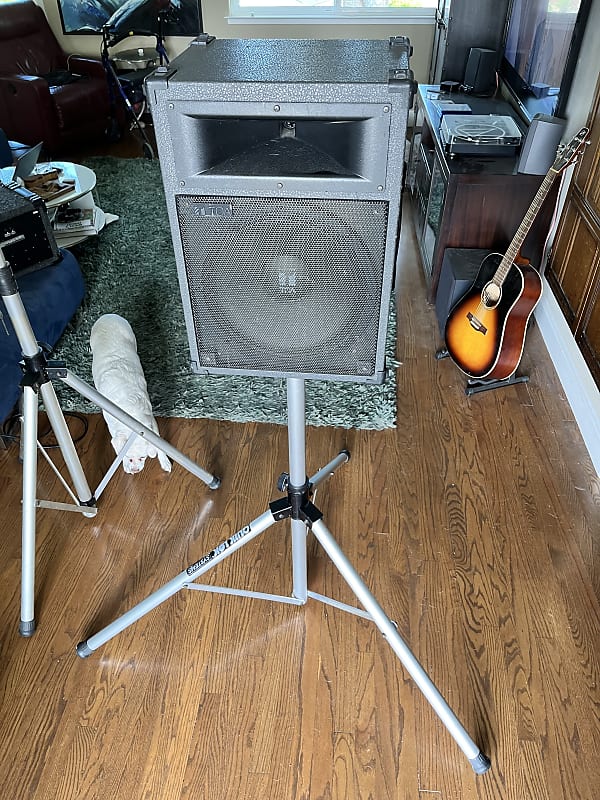 TOA SL120 Passive Speaker Pair w/Stands & Cords | Reverb