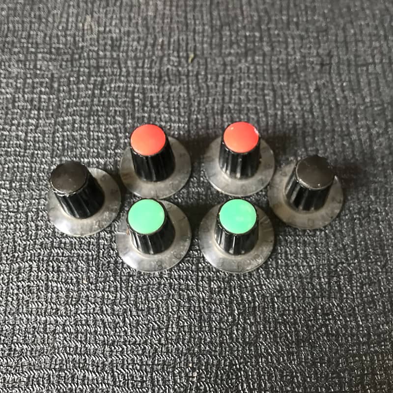 set of x6 Sound City Smartie Knobs L120 mk4 / mk3 1970 - | Reverb