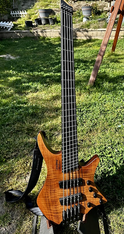 Strandberg Guitars Boden Bass Prog 5 2021 - Trans Brown Stain | Reverb