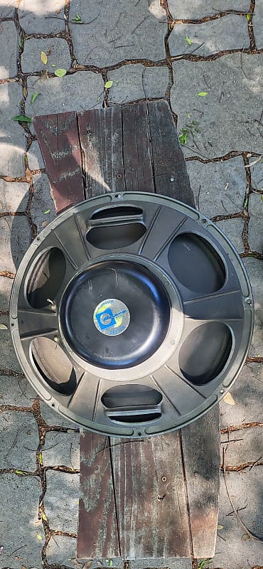 Ampeg 18" speaker from B-18N Porta Flex amp 1960s - Black | Reverb