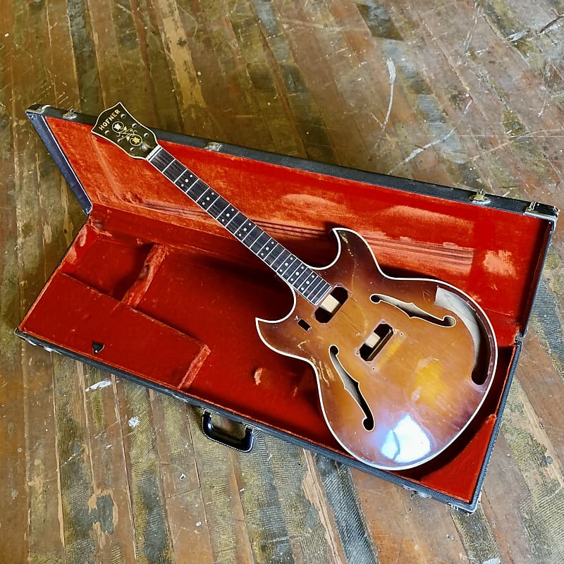 Hofner 4578 VTZ Ambassador c 1960’s Sunburst fuzz tone | Reverb