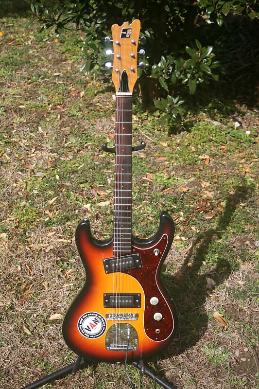 Guyatone Mosrite Copy LG127-T Japan Vintage Bizzare Guitar | Reverb